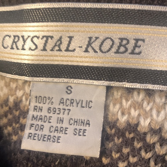 Crystal Kobe | Sweaters | Crystal Kobe Fair Isle Nordic Knit Sweater ...